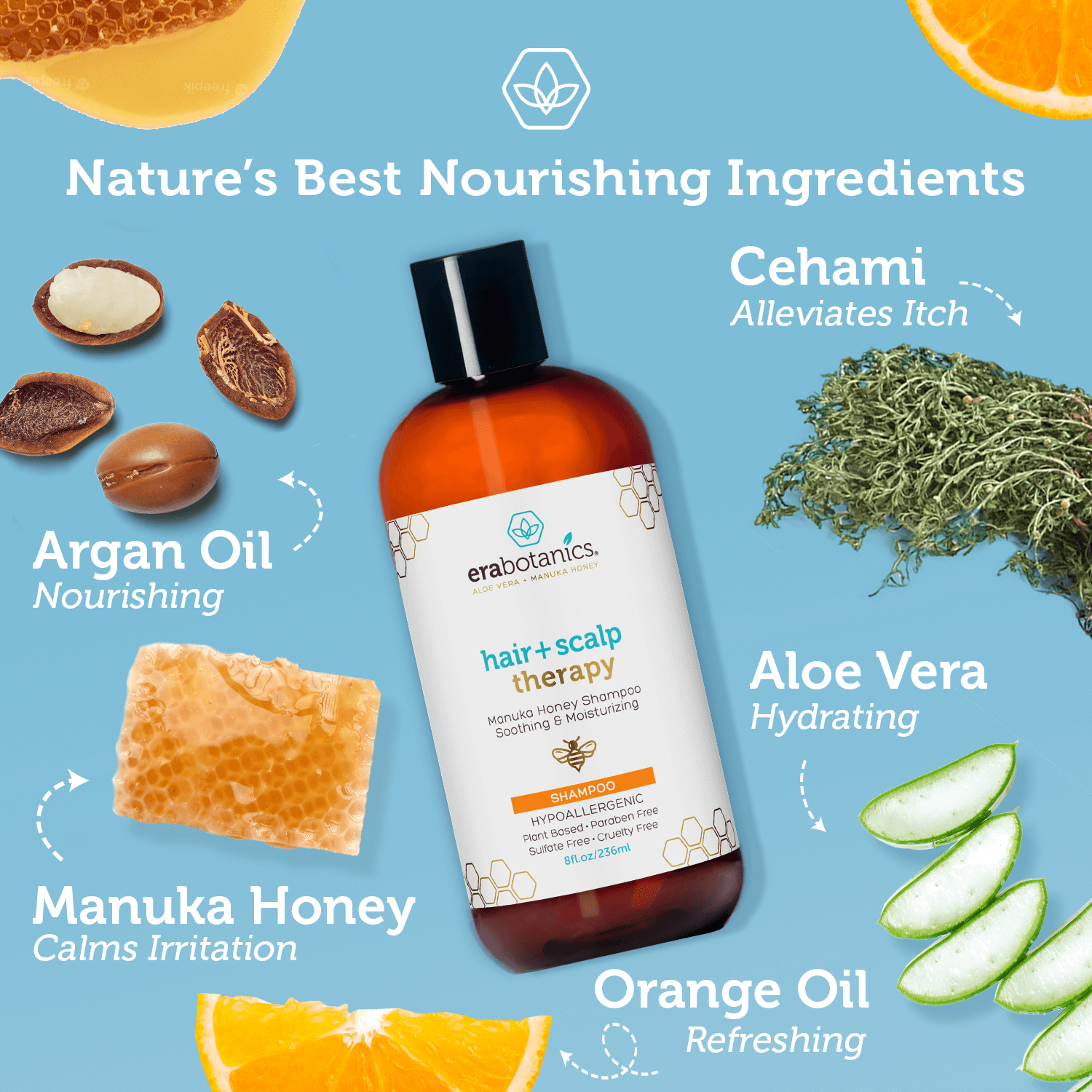 Shampoo for Dry Scalp - Eraorganics.com