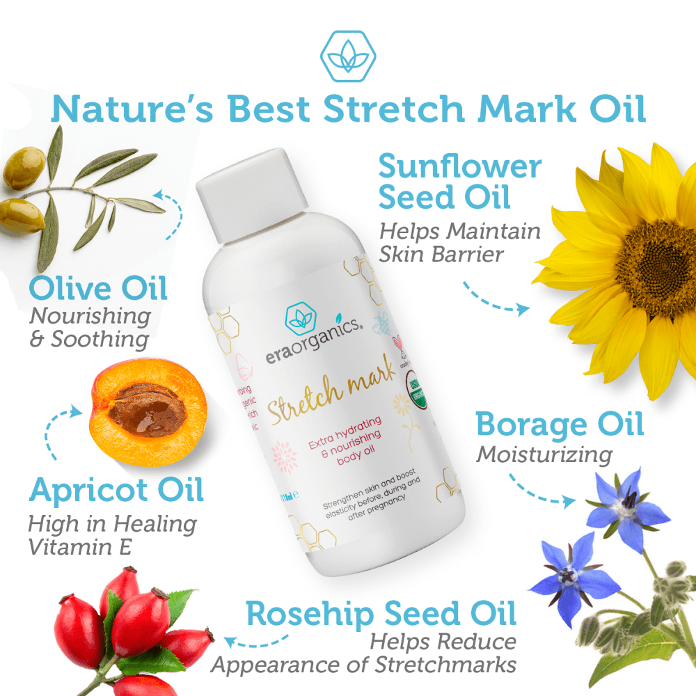 Organic Stretch Mark Oil - Eraorganics.com