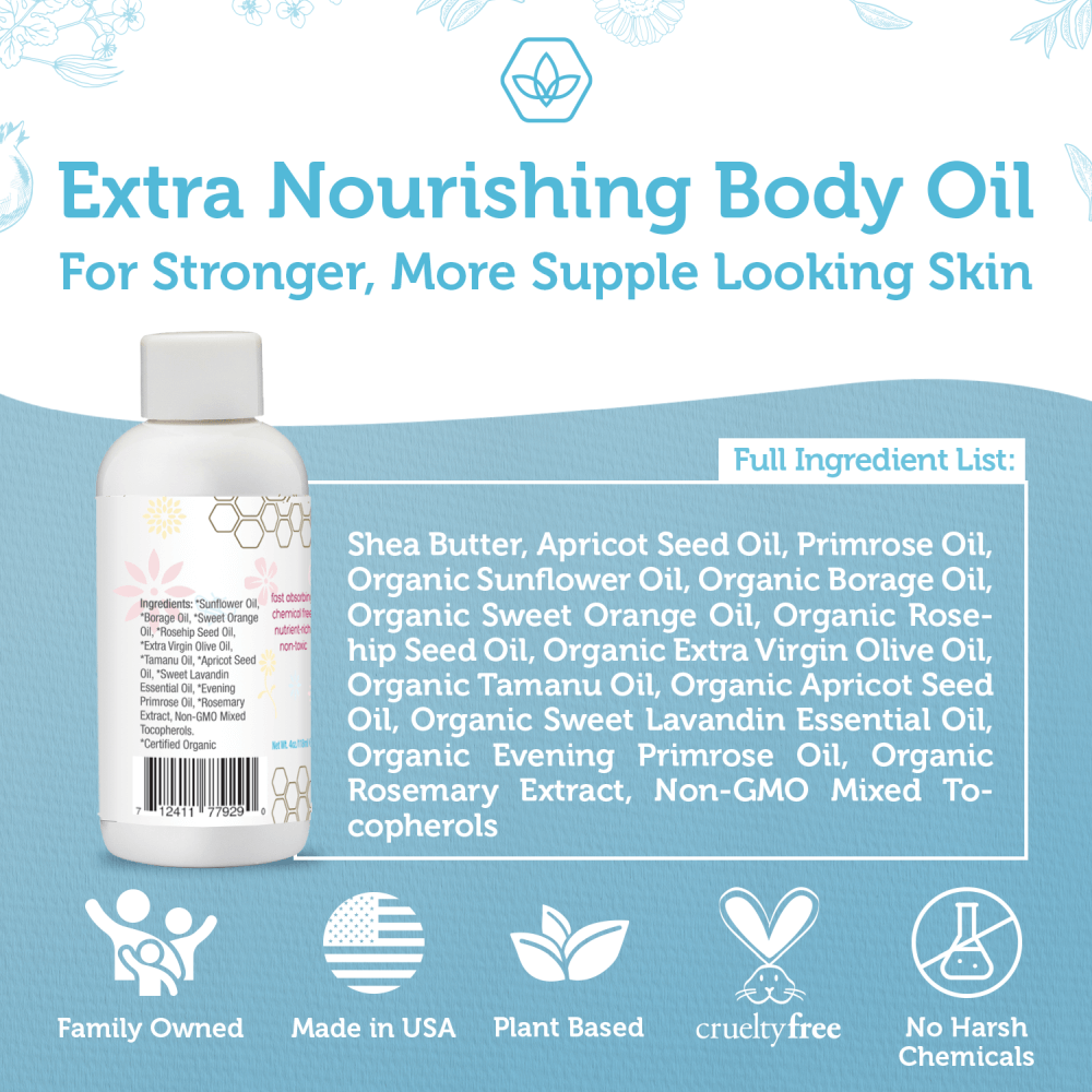 Organic Stretch Mark Oil - Eraorganics.com