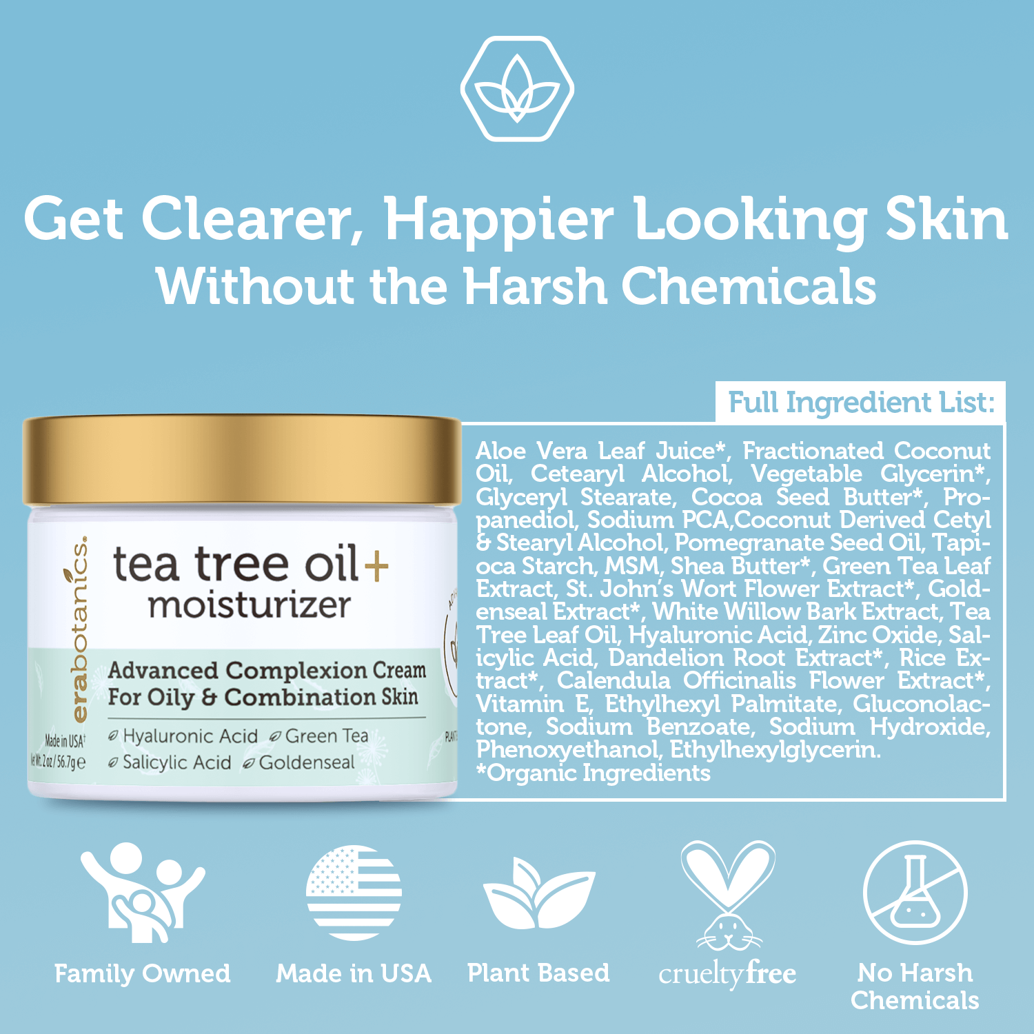 Tea tree cream - Eraorganics.com