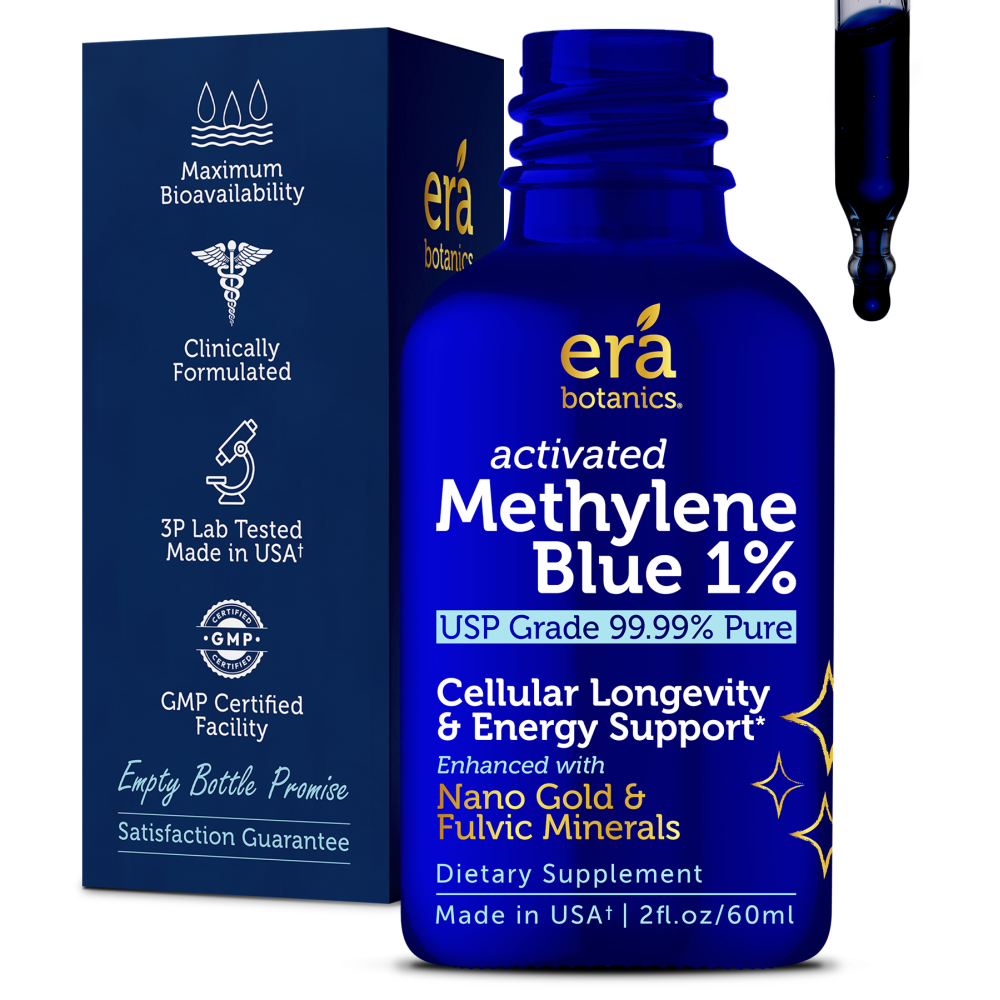 Buy Methylene Blue Drops - USP Grade 99.99% Pure - Era Organics