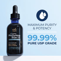 Methylene Blue Drops: Pharmaceutical Grade 99.99% Pure - Era Organics